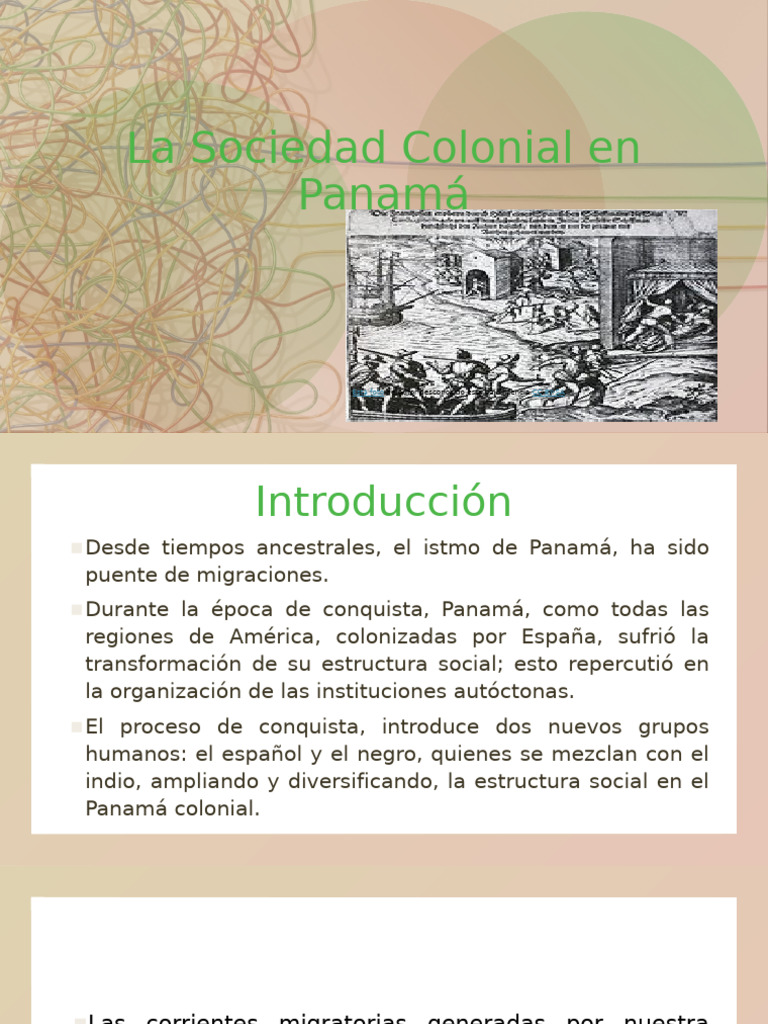 Estructura de La Sociedad Colonial | PDF | Panamá | España