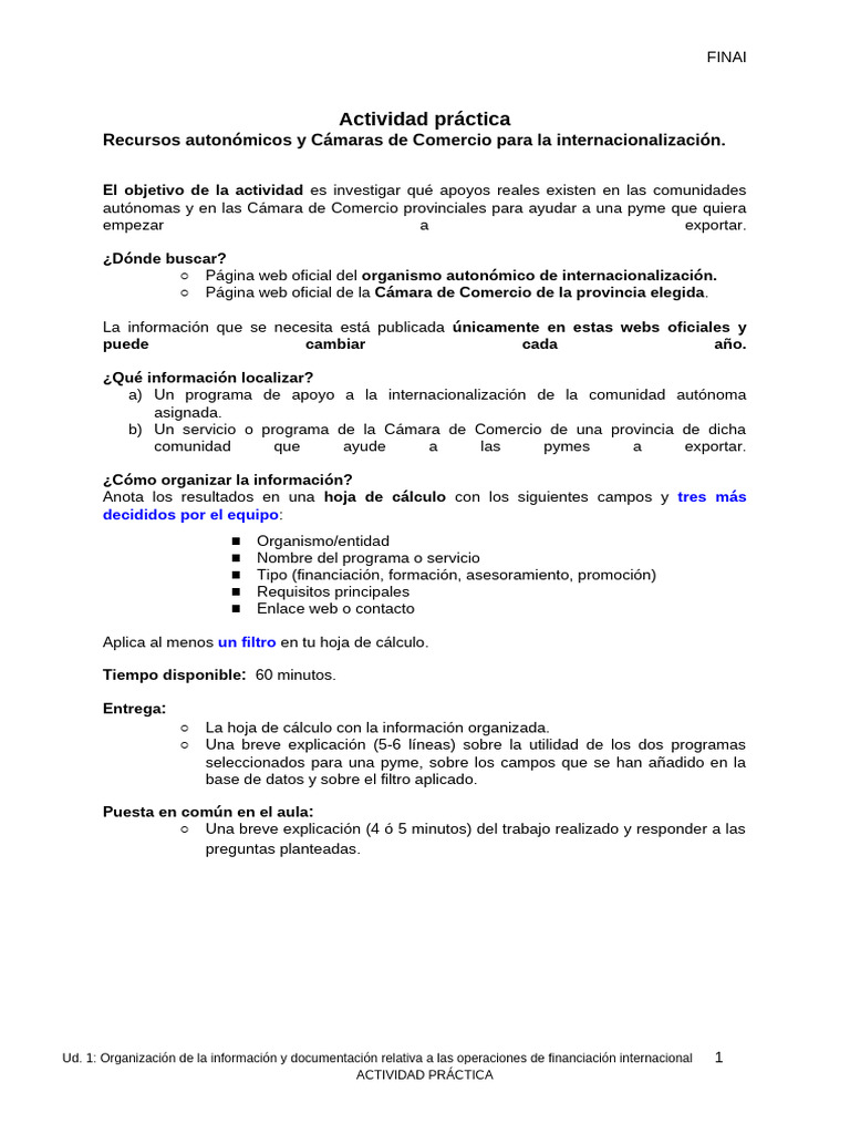 UD. 1_ Actividad Práctica | PDF | Red mundial | Internet y web