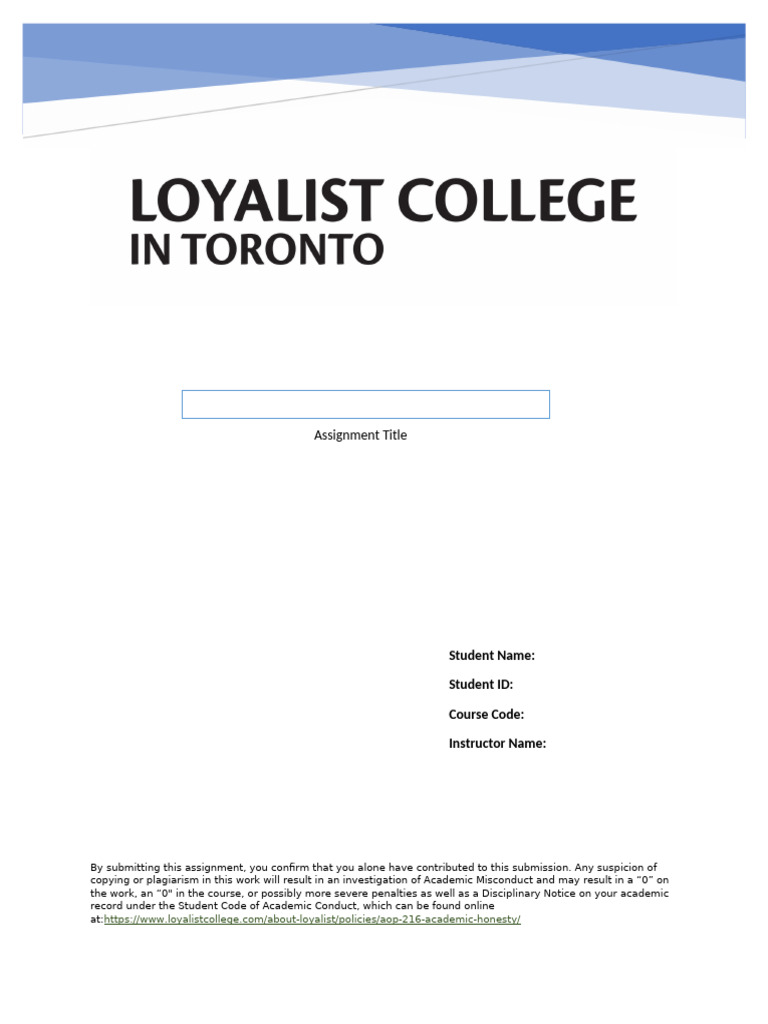 Academic Integrity Assignment Guide | PDF