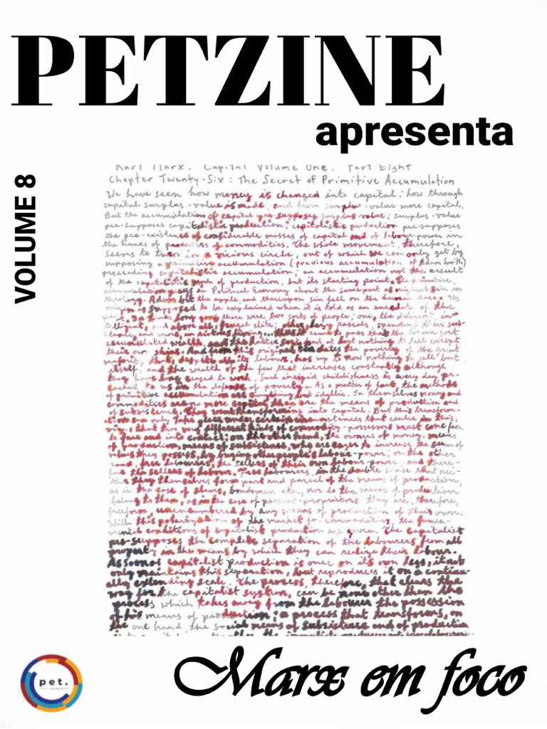 PETzine Para Edição - Oitava Edição 2 | PDF | Karl Marx | Marxismo