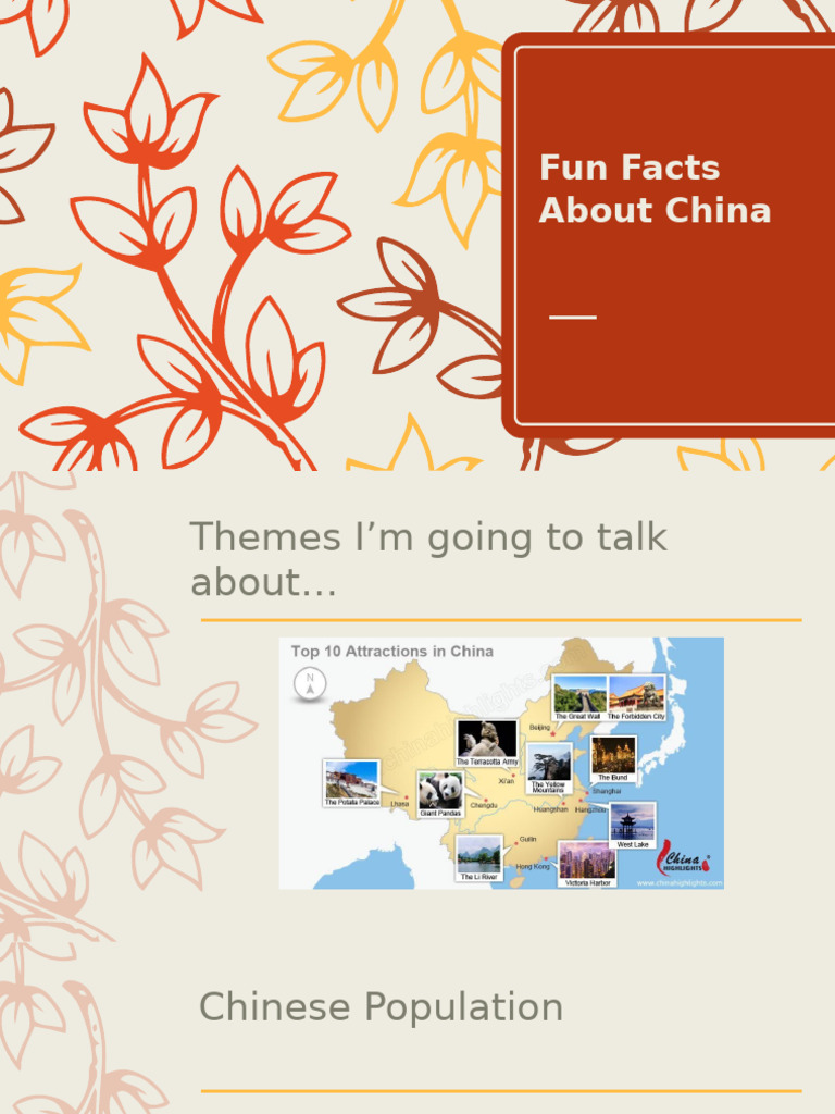 Fun Facts About China | PDF