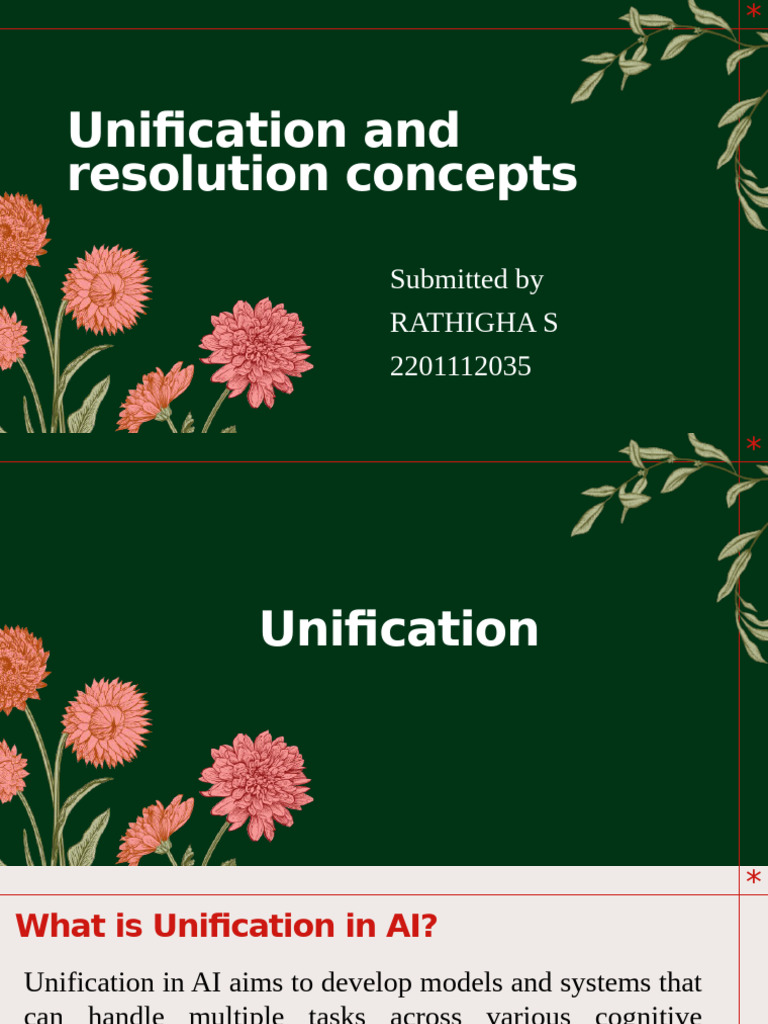 Unification and Resolution Concepts | PDF | Formalism (Deductive) | Theoretical Computer Science