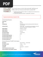 FFVV-65C-R3-V1 Sector Antenna Specs | PDF | Antenna (Radio ...