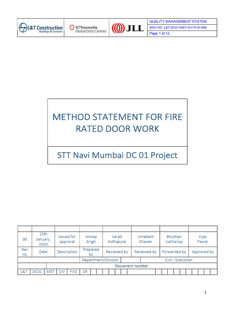 MST Fire Rated Door | PDF | Door | Personal Protective Equipment