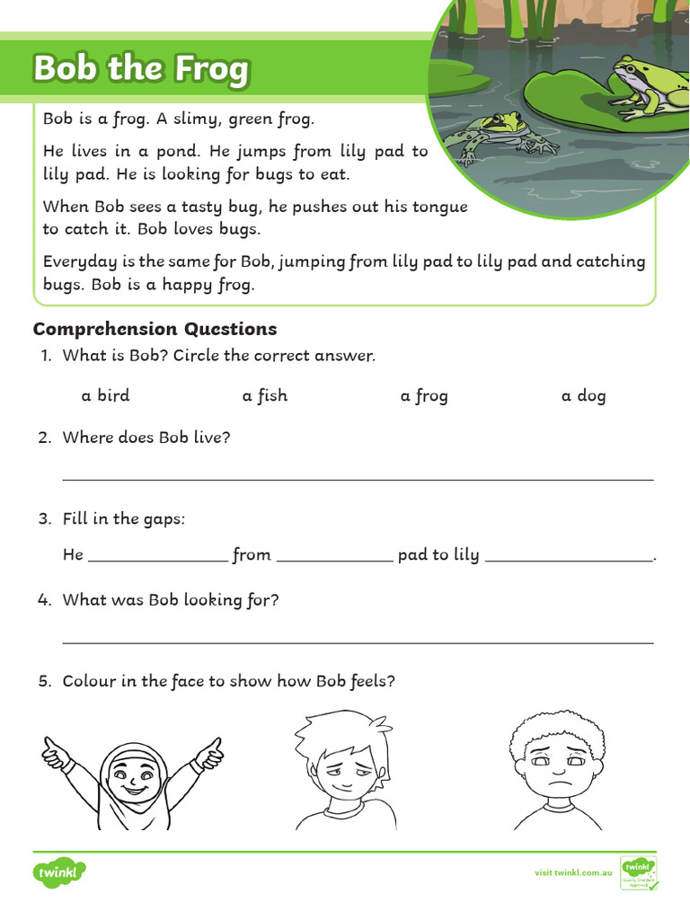 Bob The Frog-1 | PDF