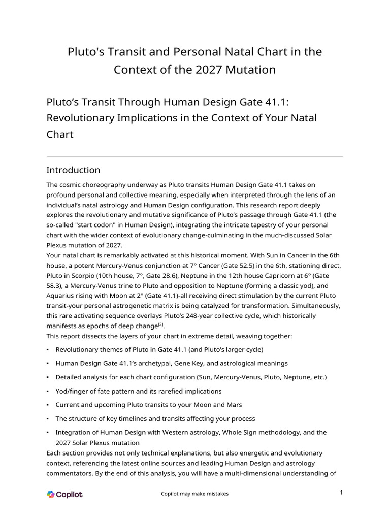 Pluto Transit 2025-2027 Overview | PDF | Astrology | Pluto