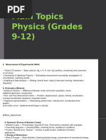 Extreme Physics Curriculum Overview | PDF