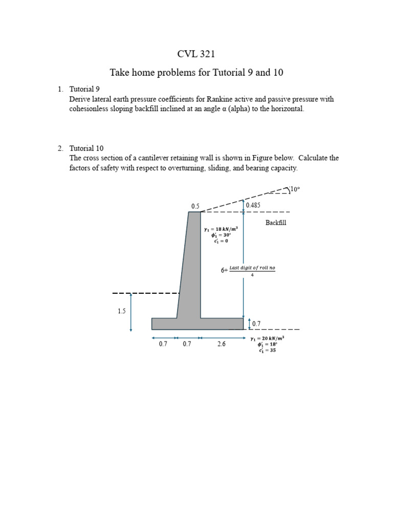 Tut 9 and 10 Homework Problems | PDF