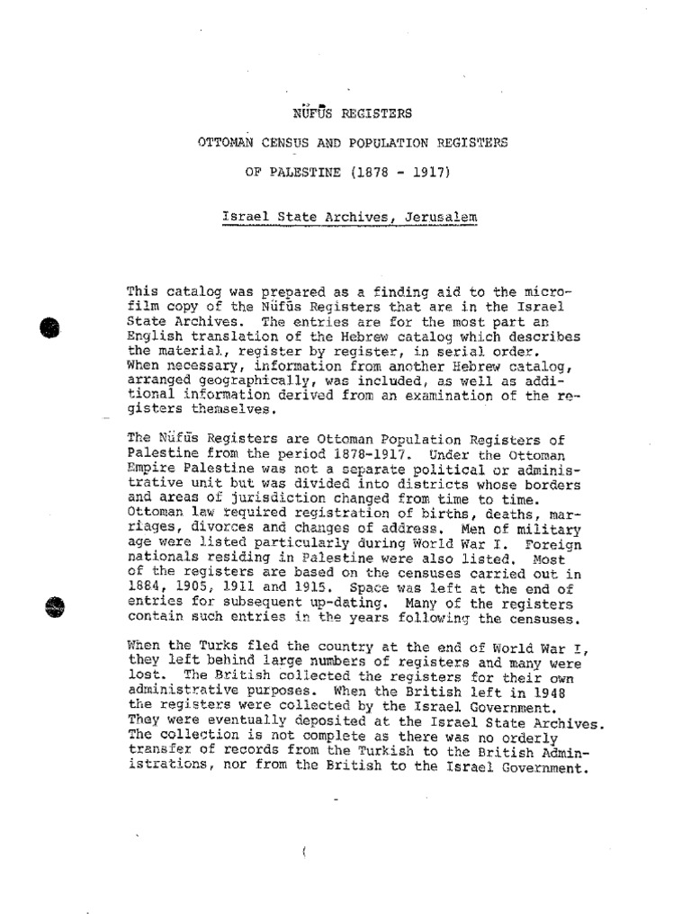 Nufus | PDF