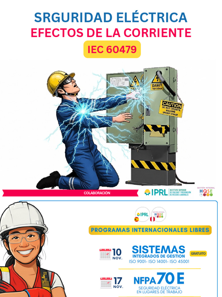 Efectos de la Corriente Eléctrica en el Cuerpo | PDF | Corriente ...