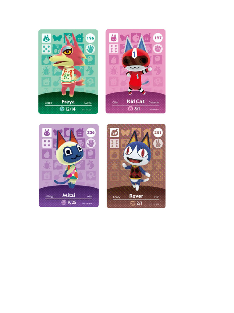 Amiibos - Animal Crossing | PDF