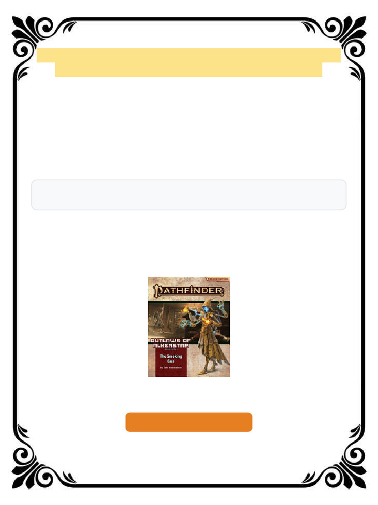 Pathfinder Adventure Path The Smoking Gun Outlaws of Alkenstar 3 of 3 ...
