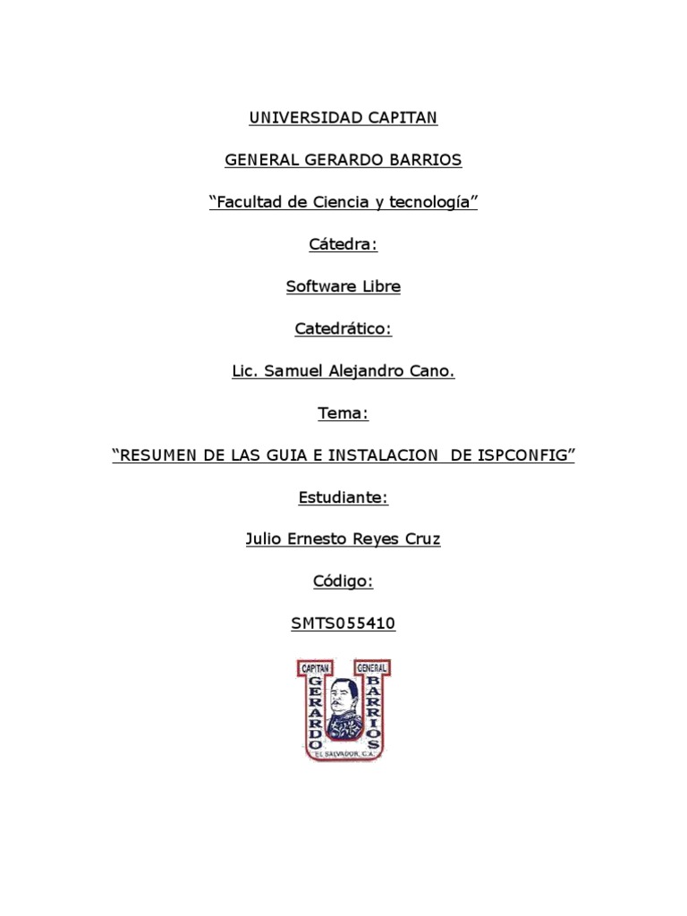 Contenido de ISPConfig | PDF | Servidor HTTP Apache | Transport Layer Security