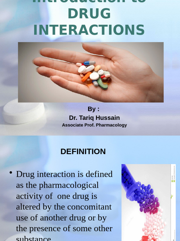 Understanding Drug Interactions in Pharmacology | PDF | Medicinal ...