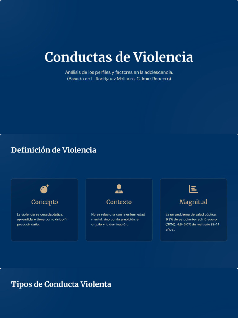 Conductas de Violencia 9999 | PDF