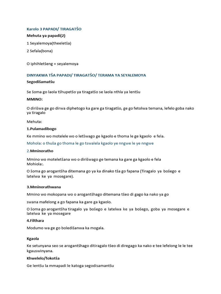 Karolo 3 PAPADI | PDF