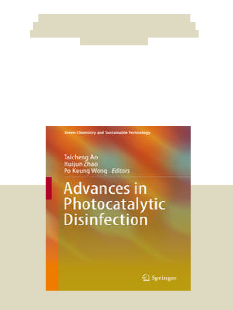 (Ebook) Advances in Photocatalytic Disinfection by Taicheng An, Huijun ...