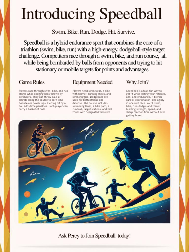 Poster - Introducing Speedball Challenge PDF | PDF