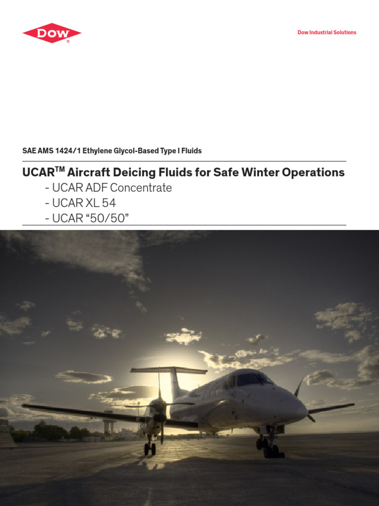UCAR Aircraft Deicing Fluids Overview | PDF | Chemistry