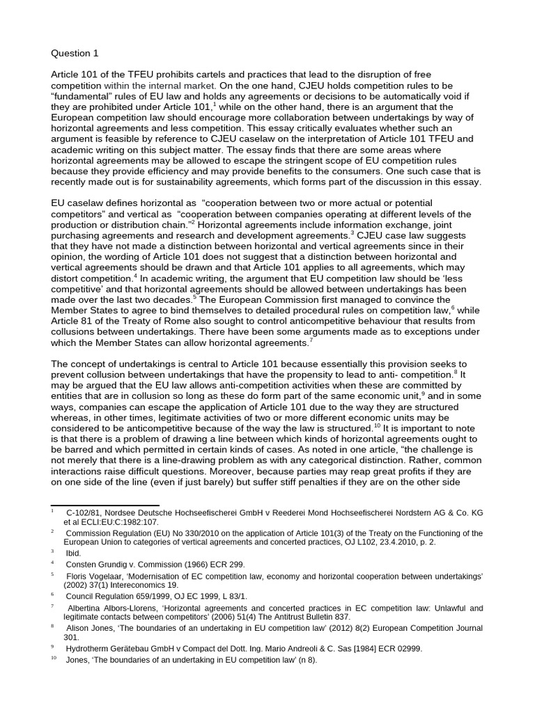 Final Comp Law | PDF | Economics Of Regulation | Market (Economics)