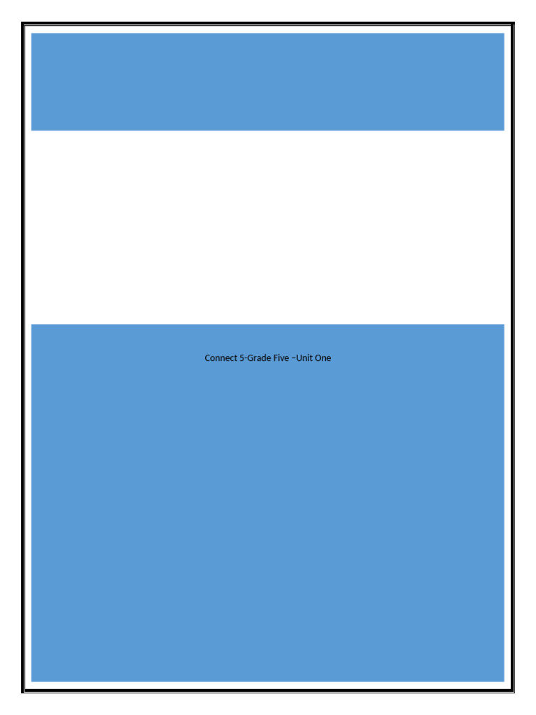 Connect 5-Grade 5-Unit One | PDF | Foods | Legume