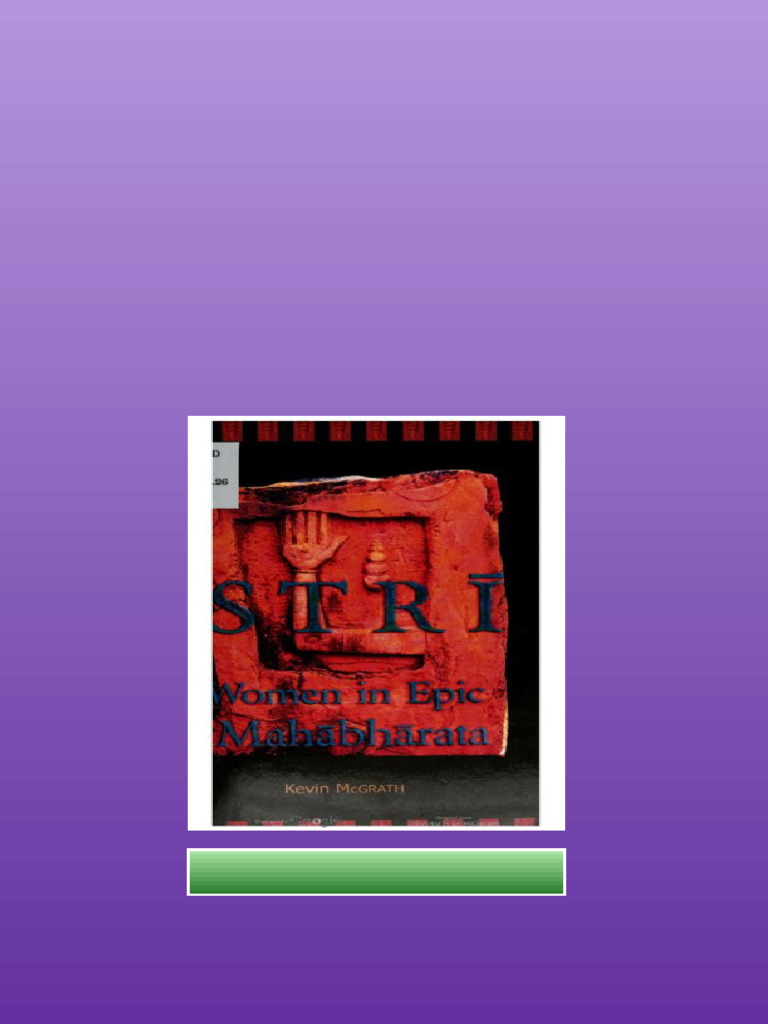 Str Women In Epic Mahbhrata Kevin Mcgrath digital version 2025 | PDF