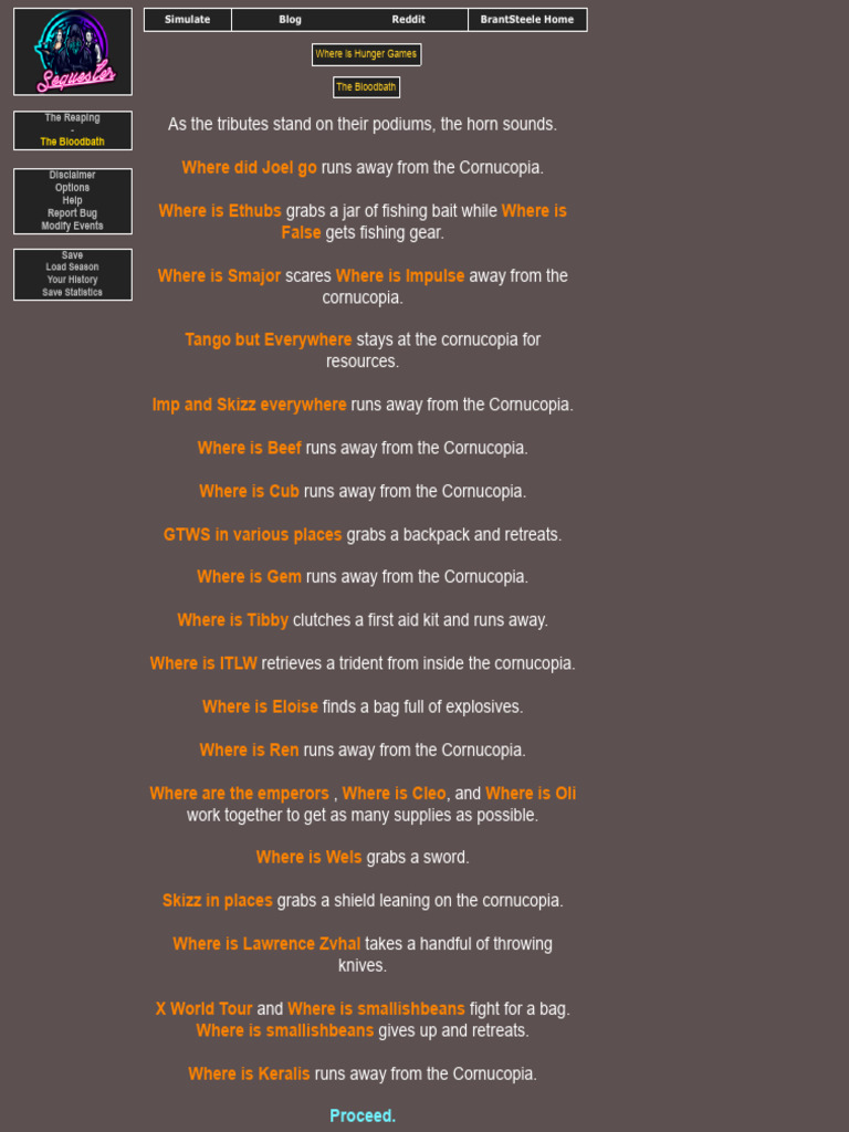 BrantSteele Hunger Games Overview | PDF