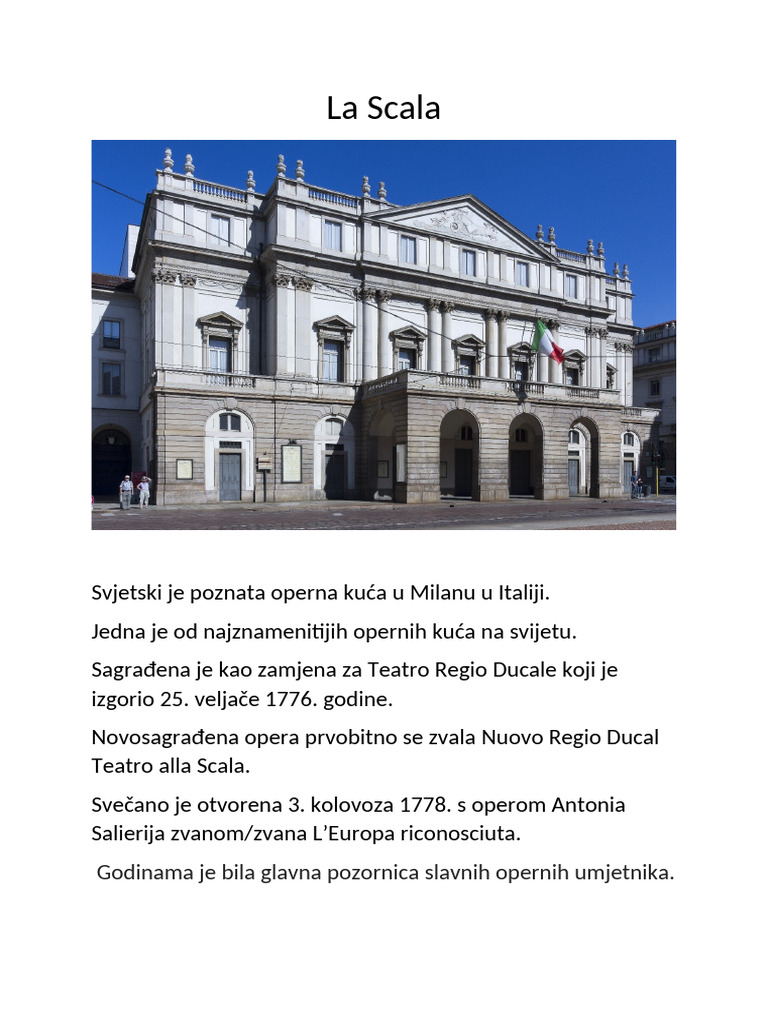 La Scala | PDF