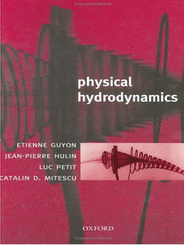 Physical Hydrodynamics Etienne Guyon Jeanpierre Hulin Luc Petit | PDF