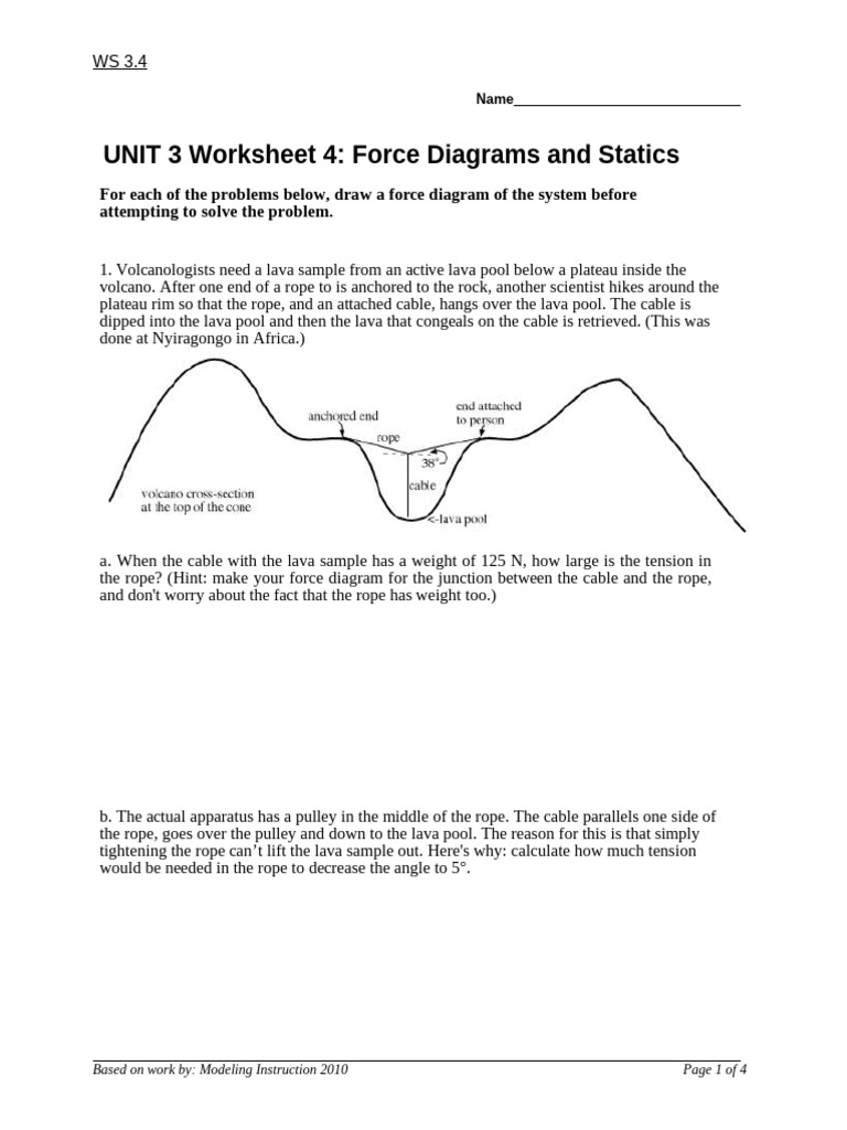 Force Diagrams and Statics Problems | PDF | Force | Physical Phenomena