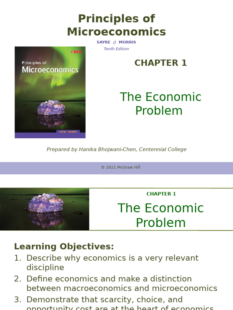 Microeconomics Principles Overview | PDF | Macroeconomics | Microeconomics