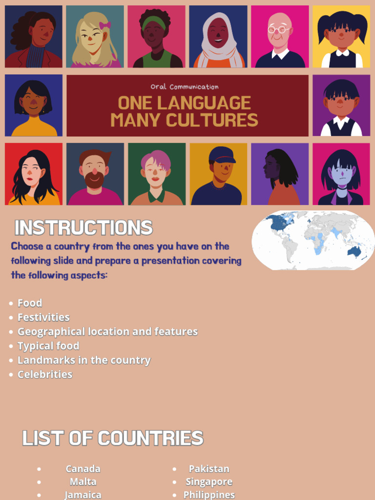 Country Presentation Guidelines for Culture | PDF