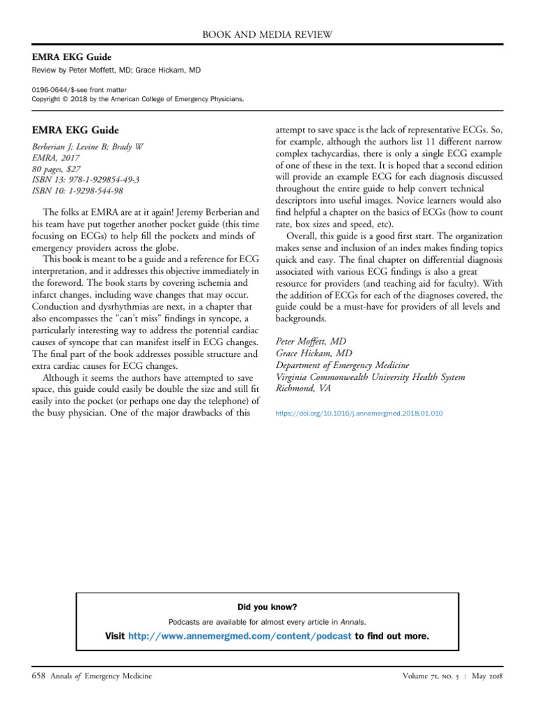 Pi is 0196064418300106 | PDF | Electrocardiography | Cardiovascular System