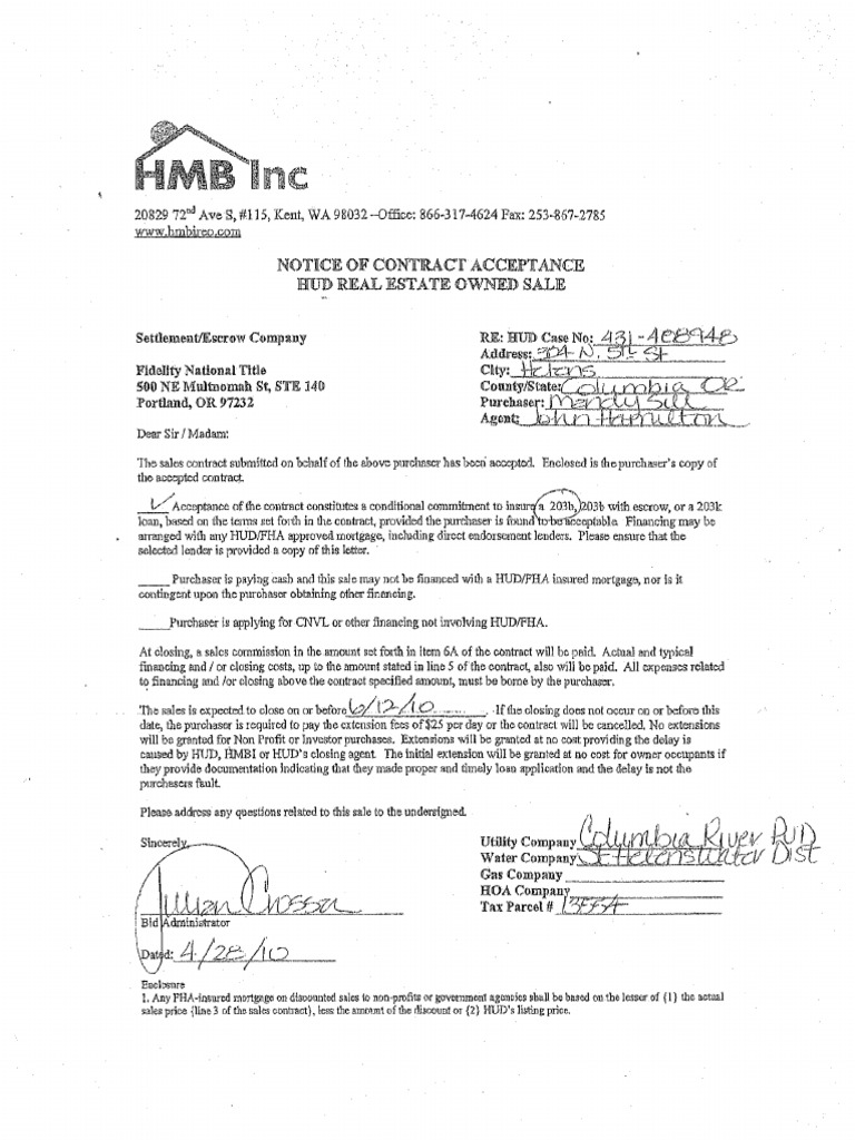 Executed Contract-Sill | PDF