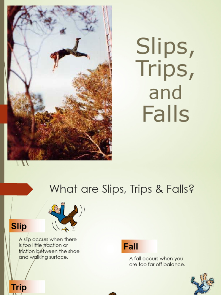 Preventing Slips, Trips, and Falls | PDF | Shoe | Stairs