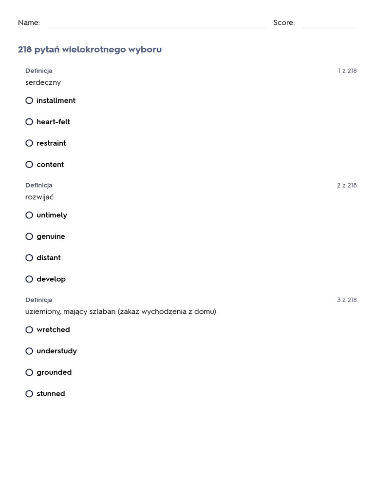 On Screen C1 Unit 1 - Quizlet | PDF