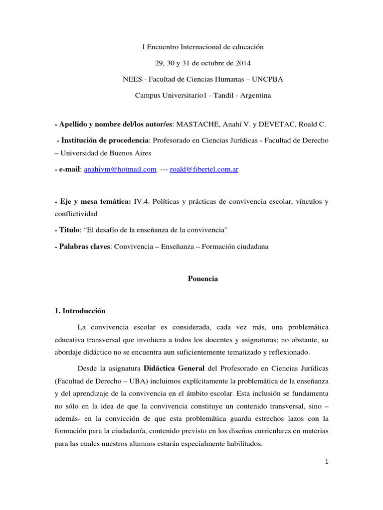 Mastache_Devetac | PDF | Maestros | Enseñando
