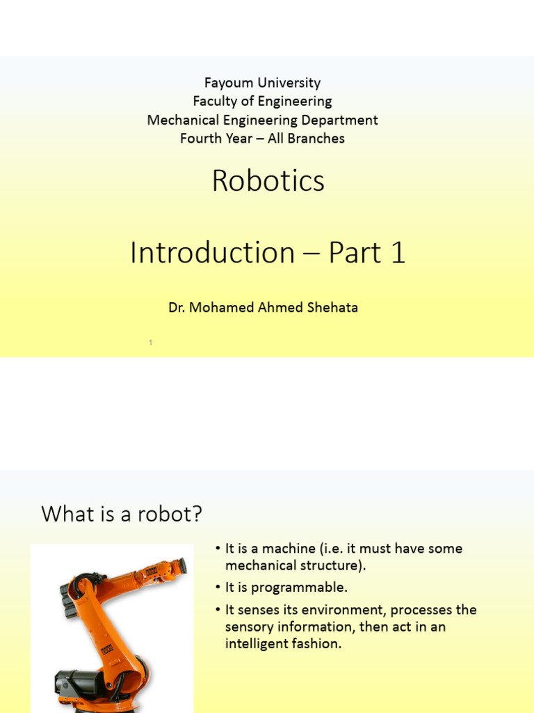 Lecture-020042- | PDF | Robot | Robotics