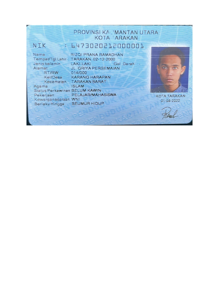 Fotocopy Ktp Rama | PDF