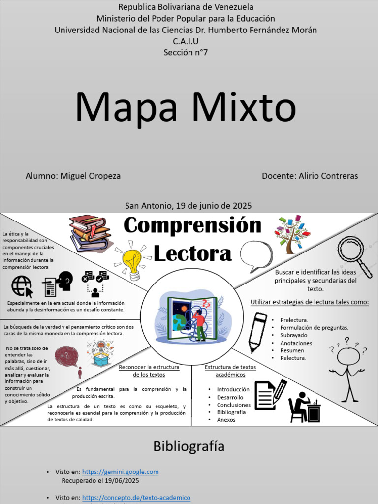 Mapa Mixto | PDF | Comprensión lectora | Cognición