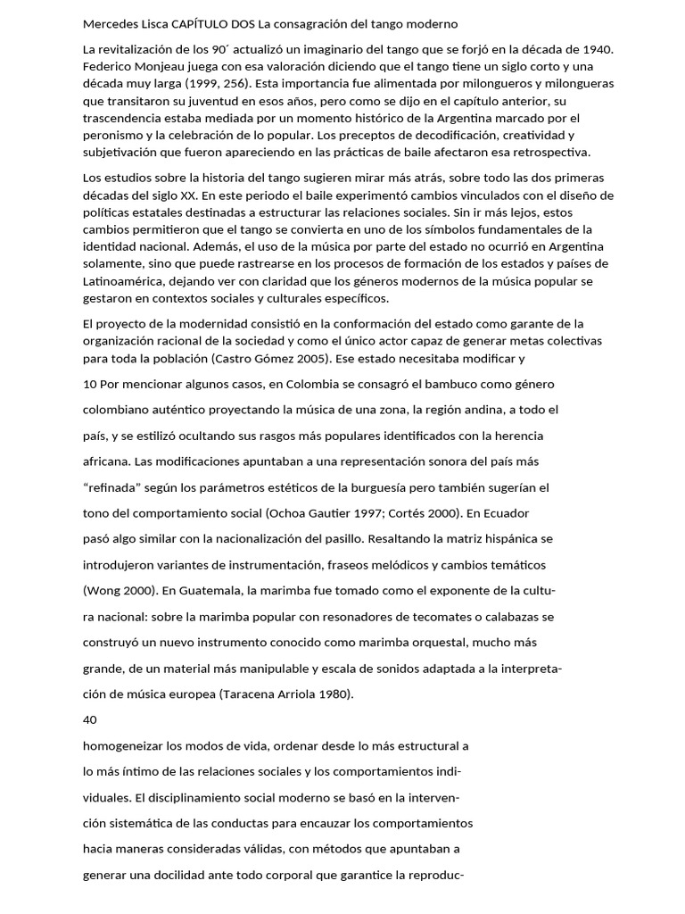Capitulo 2 Liska | PDF | Musica Tango | Bailes