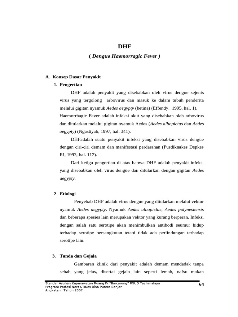 DHF | PDF