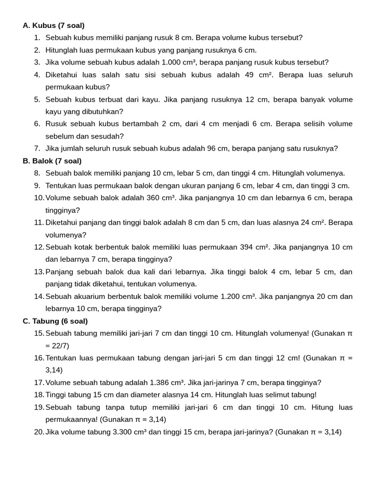 Bangun Ruang Senin, 21 April 2025 | PDF