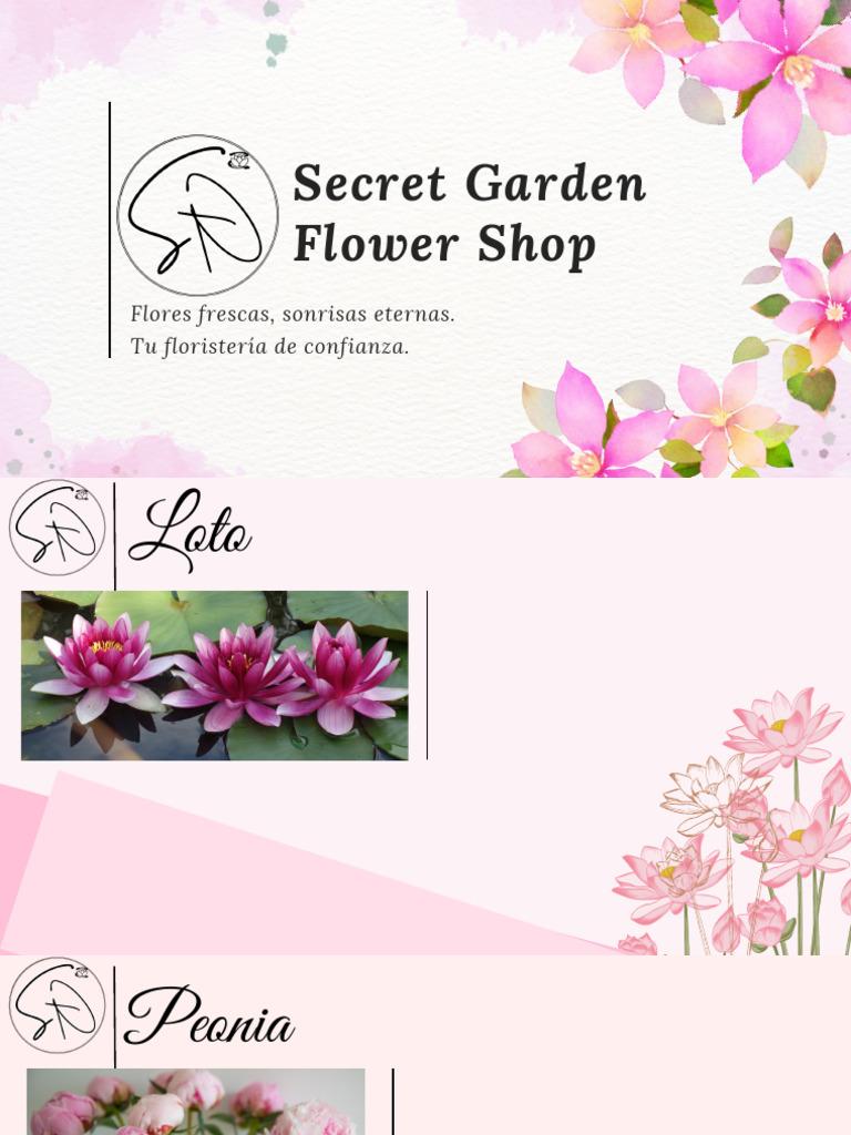 Secret Garden Flower Shop | PDF
