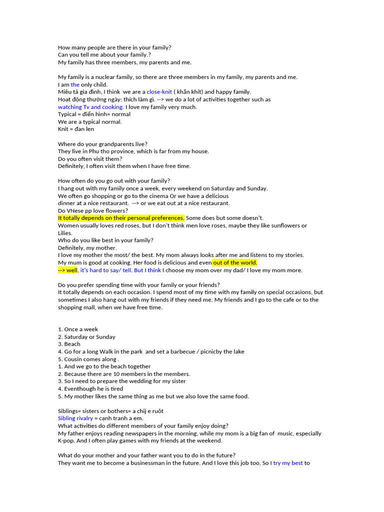 Unit 1 - Speaking Relationship - Mindset 1 11.15.2025 | PDF