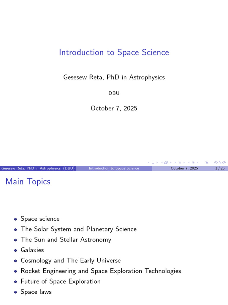 space science ch1 | PDF | Orbit | Outer Space
