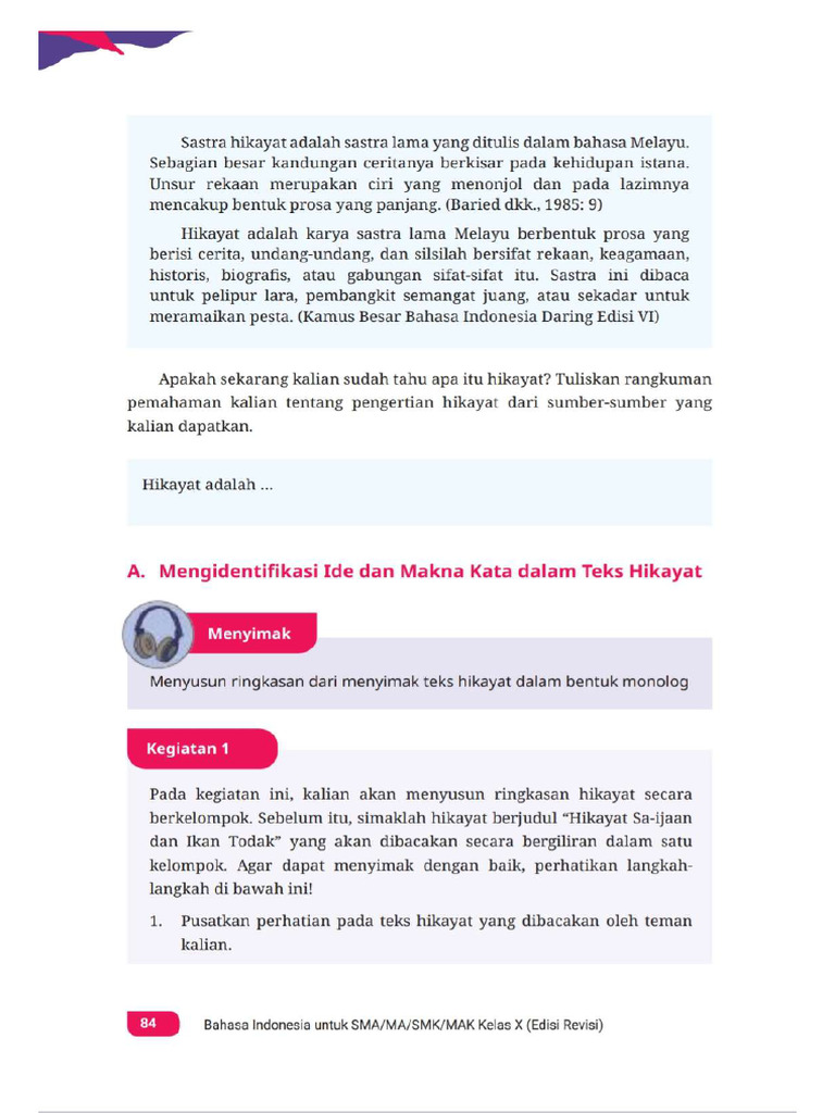 TEKS HIKAYAT_ADIKSIMBA | PDF