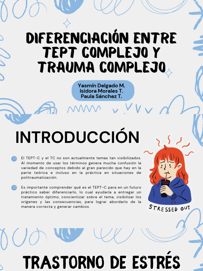 Diferenciación TEPT Complejo y Trauma Complejo | PDF | Trastorno de ...