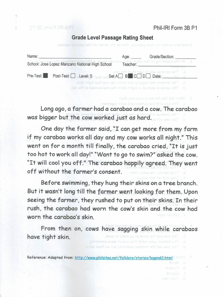 Level 5 English | PDF