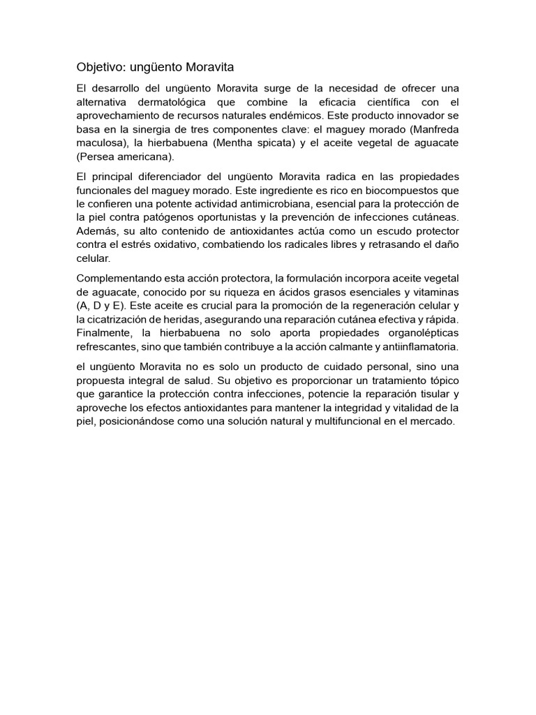 Objetivo Moravita | PDF